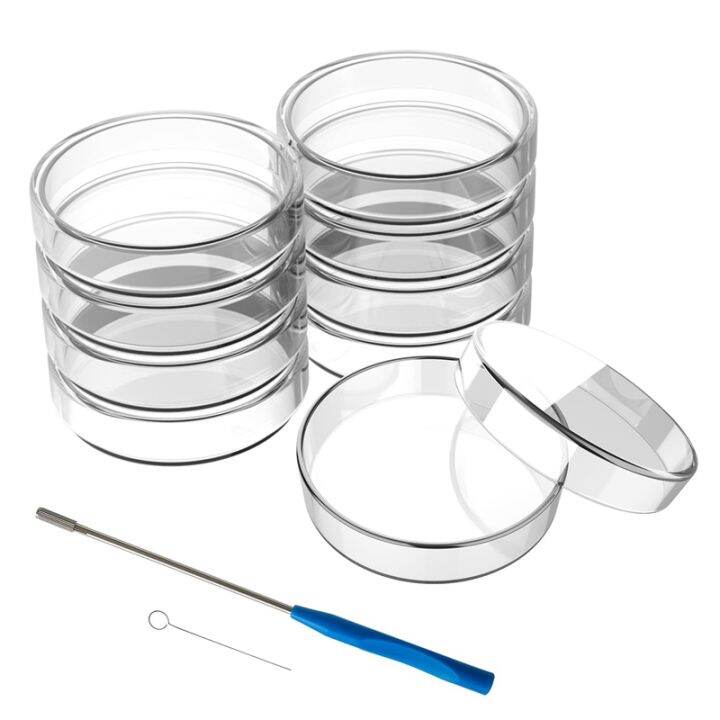 60 mm Glass Petri Dishes Autoclavable Petri Dishes 10 Pcs Autoclavable ...