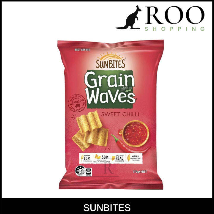 Sunbites Grain Waves Australia Sweet Chilli 170g | Lazada
