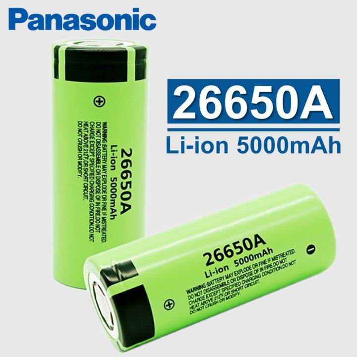 ถ่านชาร์จ Panasonic 26650A 3.6V 5000mAh | Lazada.co.th