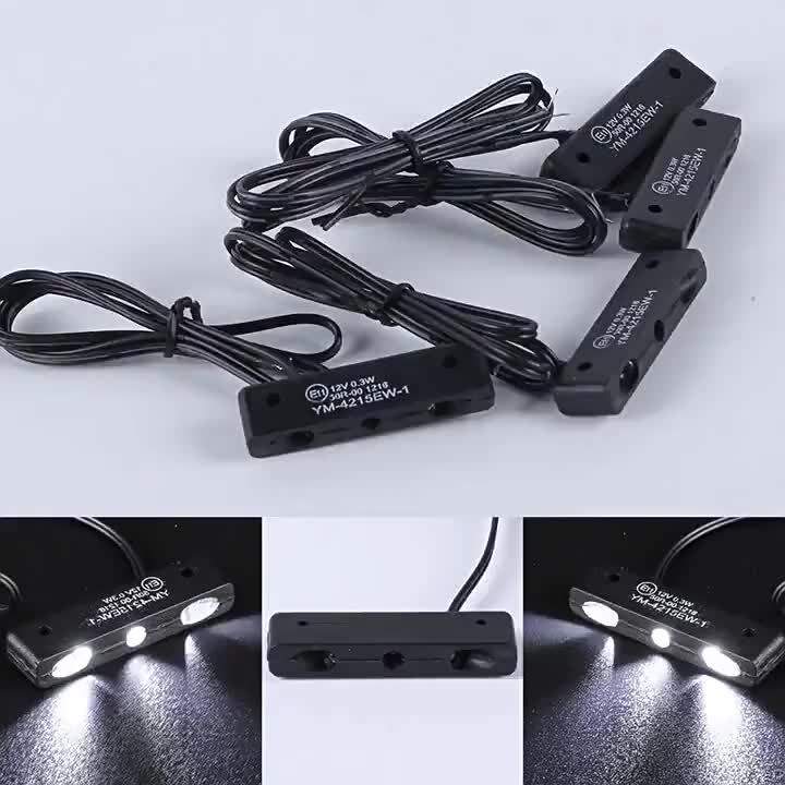 GM Motorcycle License Plate Lamp Highlight LED Taillight Pedal License ...