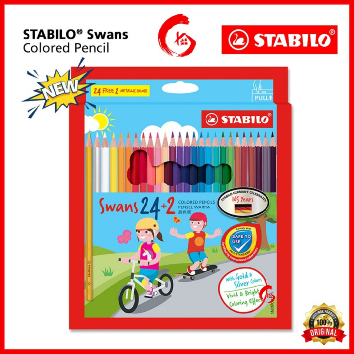 STABILO Swans Colored Pencils / Pensil Warna Special Edition | Lazada ...