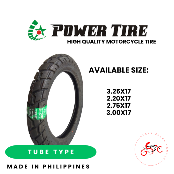 POWER TIRE TUBE TYPE T901 8PR BY 17 MADE IN PHILIPPINES | Lazada PH