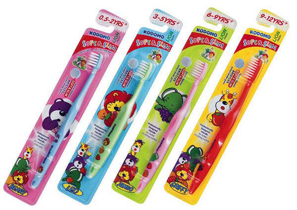 KODOMO LION TOOTHBRUSH SOFT & SLIM (6YRS-9YRS) | Lazada