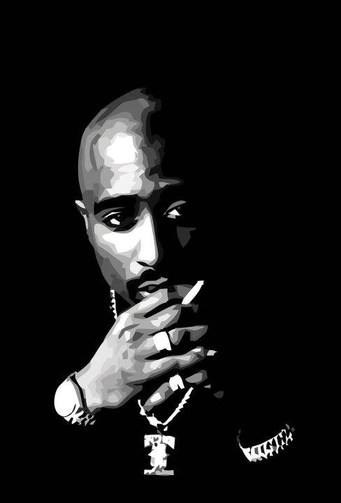 โปสเตอร์ Tupac 2pac ทูแพ็ก ทูพัค Rapper แร็พเปอร์ Hip Hop ฮิปฮอป Poster ...