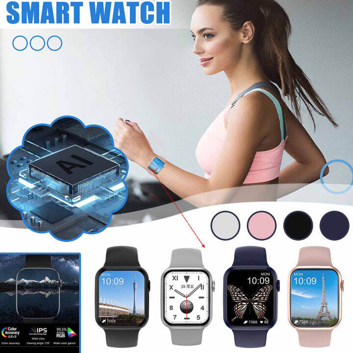 DT100 Plus BT Calling Smart Watch Custom Dial Sleep Heart Rate ...
