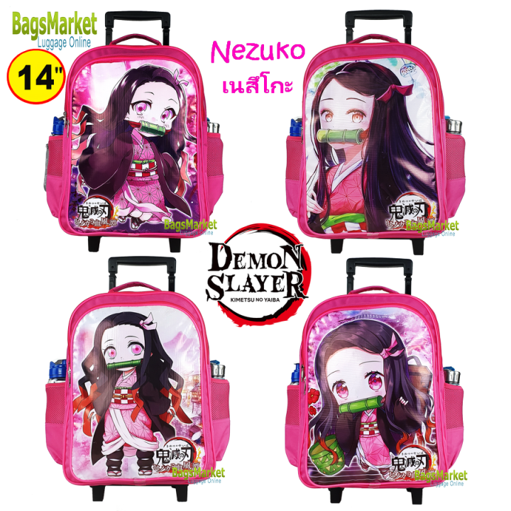 8586SHOP🔥🎒กระเป๋าเด็ก M14" ขนาดกลาง Trio กระเป๋าเป้มีล้อลากสำหรับเด็ก ...