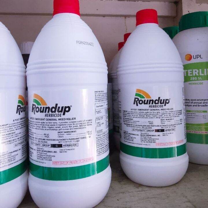 Home Maintenance RoundUp Glyphosate Herbicide 1 Liter General Weed ...