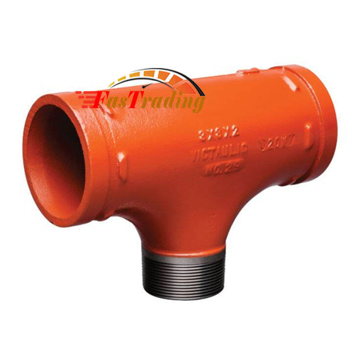 Victaulic Reducing Tee With NPTM No. 29T size 1x1x3/4"-2 1/2x2 1/2x2 ...