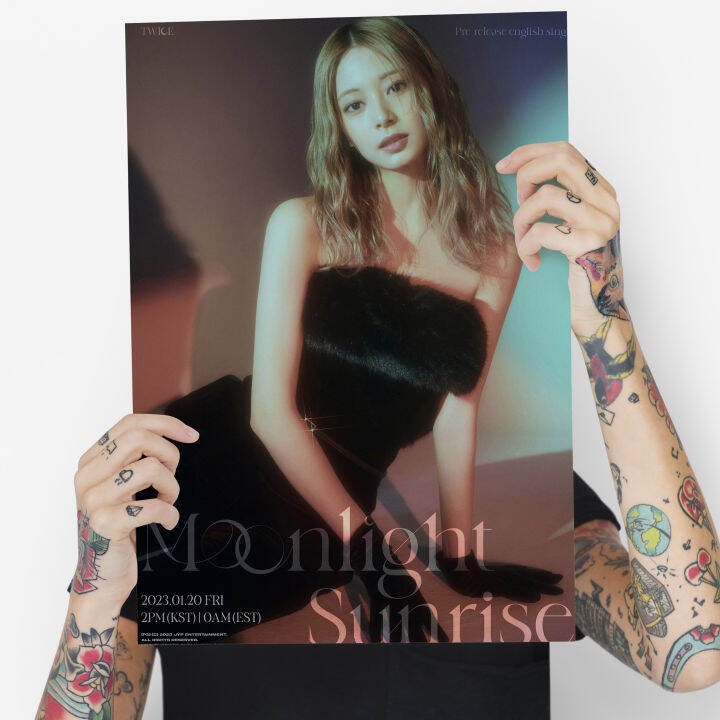TWICE Moonlight Sunrise A3 A4 Poster High Quality Kpop T63 Posters Collection Jihyo Sana Nayeon ...