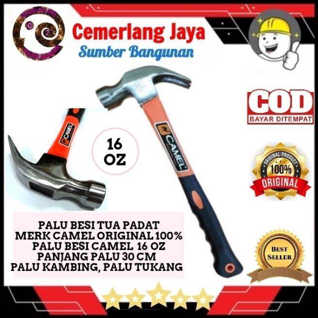 PALU KAMBING CAMEL 16 OZ - PALU TUKANG - PALU MARTIL BESI - PALU PAKU ...