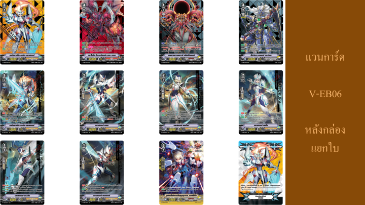 แวนการ์ด V-EB06 หลังกล่อง แยกใบ | Lazada.co.th