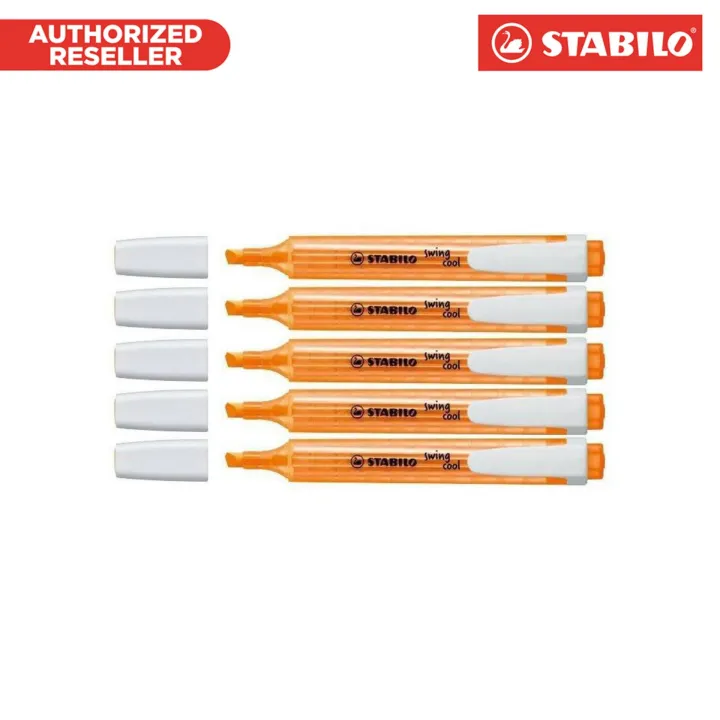 STABILO Swing Cool Highlighters Orange - 5s | Lazada PH