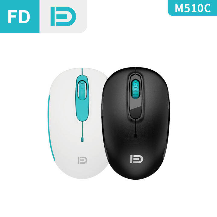 FD M510c Wireless Mouse Silent Click Mute Cordless Computer Mouse ...