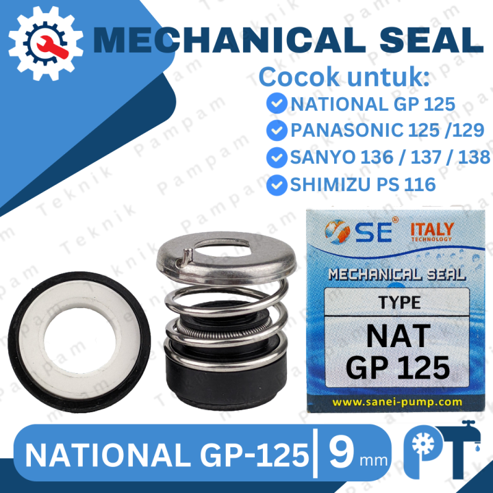 MECHANICAL SEAL NATIONAL 125 - GP 125 SIL MEKANIK - SIL MEKANIK POMPA ...