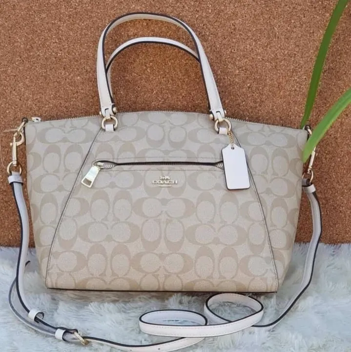 Guaranteed Original Coach Prairie Satchel Signature Canvas F79998 ...