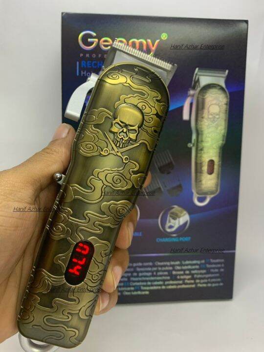 Geemy GM-6673 PROFESSIONAL RECHARGEABLE Hair Clipper model-GM-6673 | Lazada