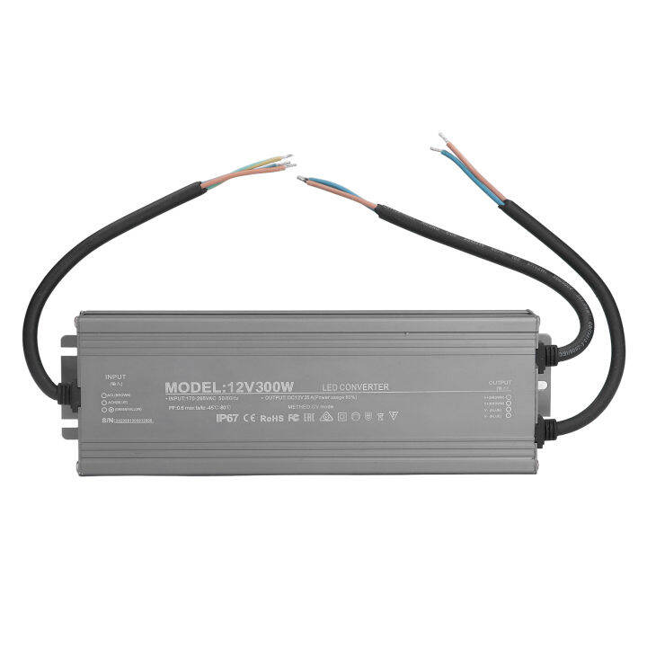 Waterproof LED Power Supply IP67 Constant Voltage Power Supplies for ...