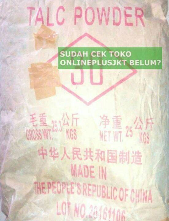 TERMURAH 25KG Talc Lioning Powder | TALC LIONING RESIN TALEK POWDER 1 ZAK | TALK | Lazada Indonesia