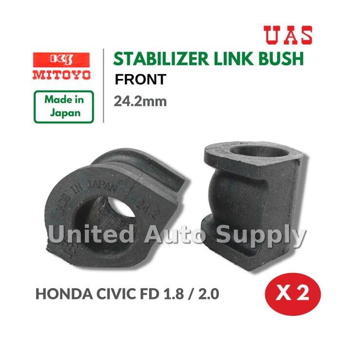 HONDA Civic FD 1.8 2.0 SNA SNB Stabilizer Bush Front Japan MITOYO 51306 ...