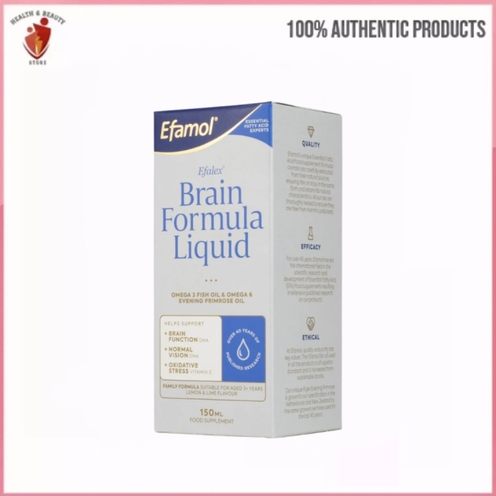 EXPIRY DATE: MARCH 2024 EFAMOL BRAIN FORMULA LIQUID FOR BRAIN HEALTH, NORMAL VISION ...