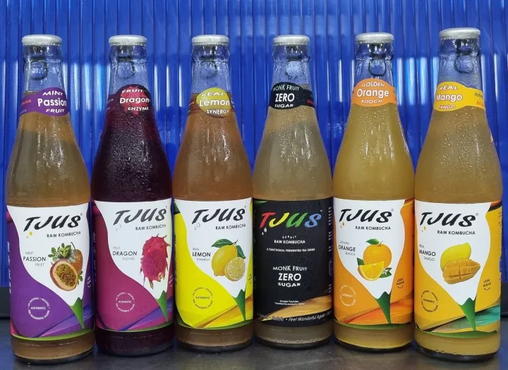 TJUS Kombucha Dragon Fruit Enzyme Carton Of 11x325ml Bottles + 1xFREE ...