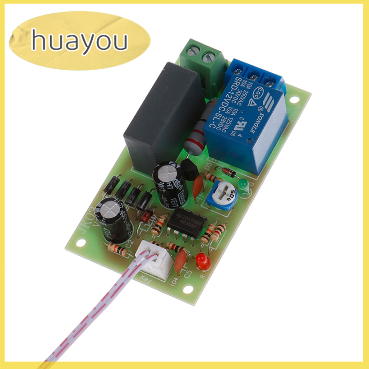 huayou AC 220V Trigger Delay Switch Turn On Off Board Timer Relay Module PLC Adjustable | Lazada PH