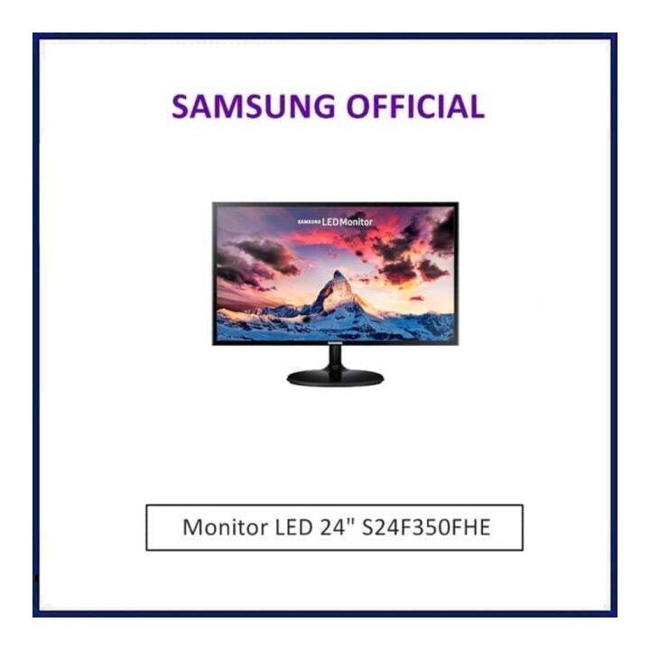 Samsung Monitor LED 24 Inch S24F350FHE LCD HDMI 1080 24" | Lazada Indonesia