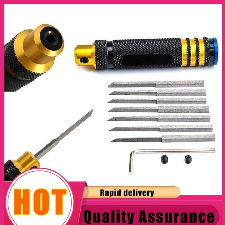 7 in 1 Prime Model Scriber with Blade Gundam Resin Carved Scribe Line ...