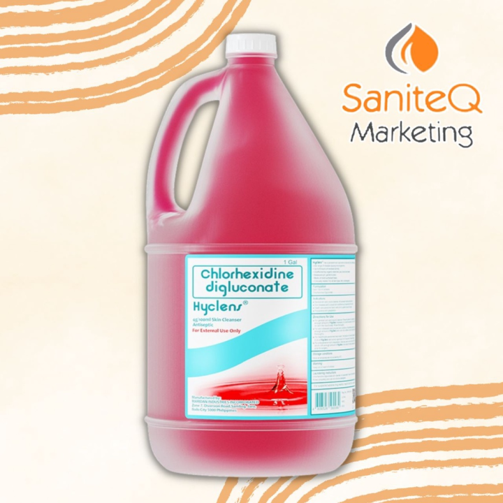 Hyclens Skin Cleanser (4% Chlorhexidine) 1GaL | Lazada PH