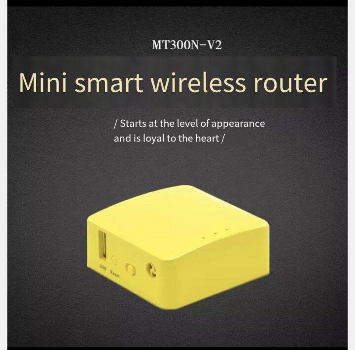 GL.iNet GL-MT300N-V2 MT7628NN 300Mbps wireless mini WiFi router WiFi ...