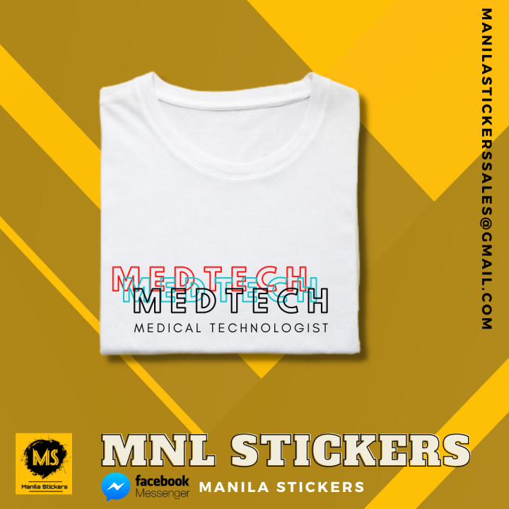 MNL STICKERS Medtech Shirt | Lazada PH