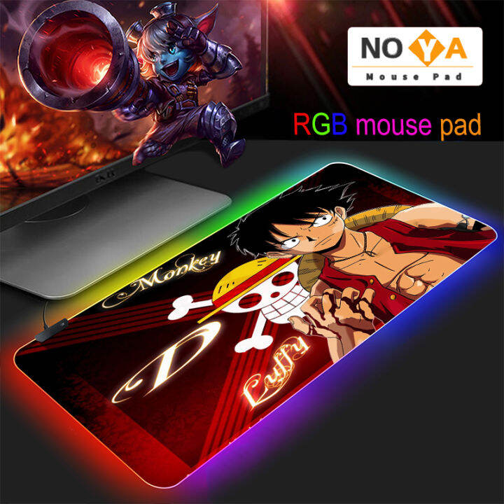 # [one piece] NOYA Big mouse pad RGB Gaming MousePad Gamer Large Mouse ...