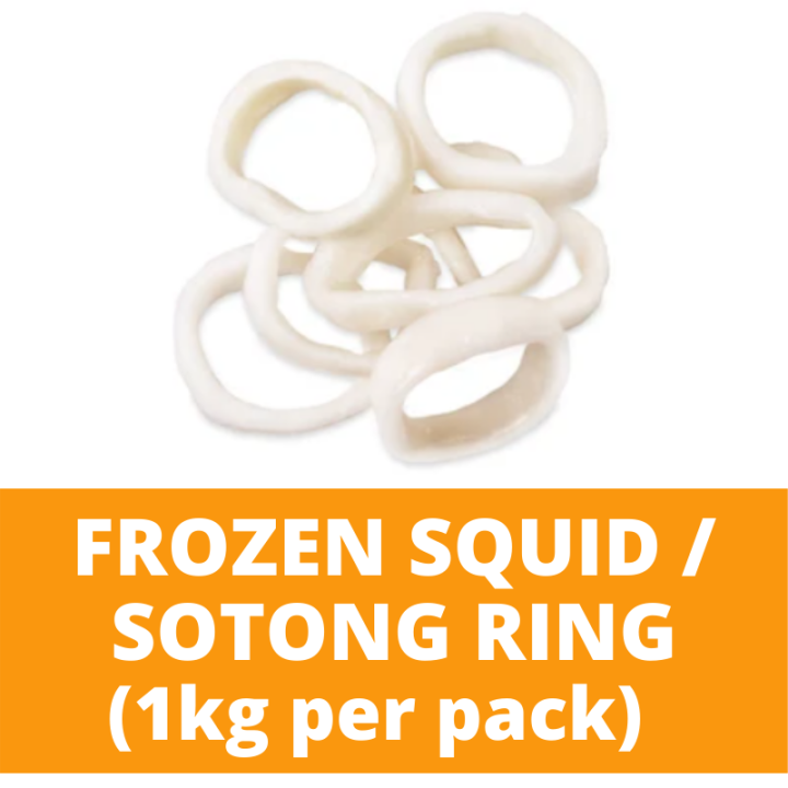 Squid Ring (1kg) 鱿鱼圈 Sung Tao Frozen Seafood Sotong Ring Cincin Sotong ...