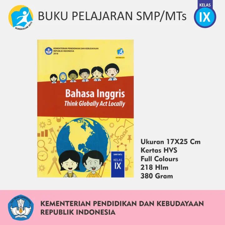 Buku Pelajaran SMP MTs IX Bahasa Inggris Think Globally Act Locally ...