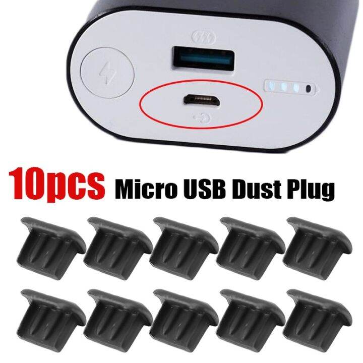 Micro USB Dust Plugs Universal Charging Port Dust Plug Protector Cover ...
