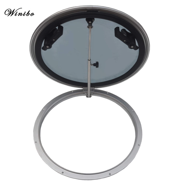 Winibo D18.7" Deck Hatch/Marine Hatch Porthole - Anodized Aluminum ...
