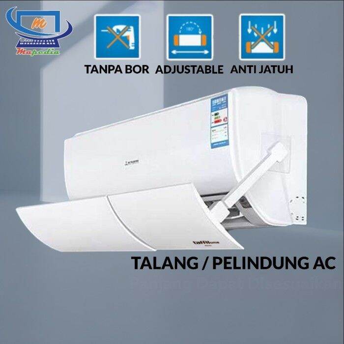 Talang Penahan Penghalang Reflektor Cover Angin AC Universal | Lazada ...
