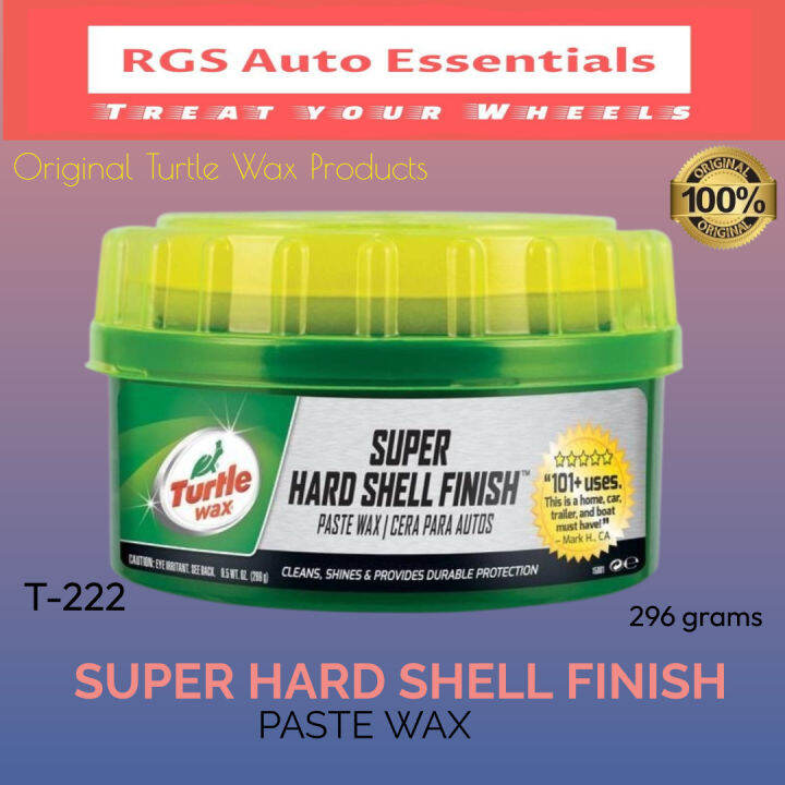 TURTLE WAX - Super Hard Shell Finish Paste Wax T-223 (296g) | Lazada PH