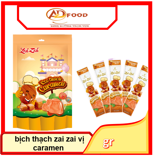 1 bịch thạch zai zai vị caramen hàng loại ngon | Lazada.vn
