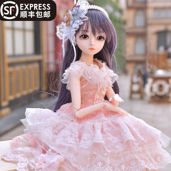 60 cm Yimeier Barbie large simulation doll princess giant girl joint ...