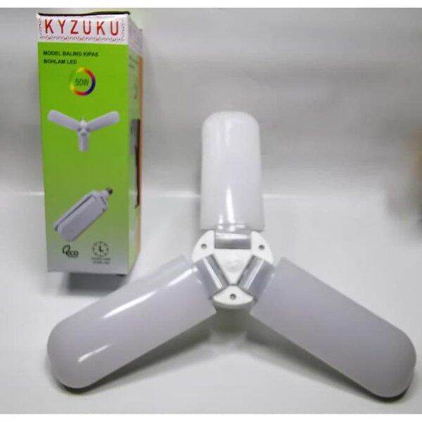 LAMPU LED 50 WATT MODEL KIPAS 50 WATT LED BULB FAN BLADE BOHLAM KIPAS ...