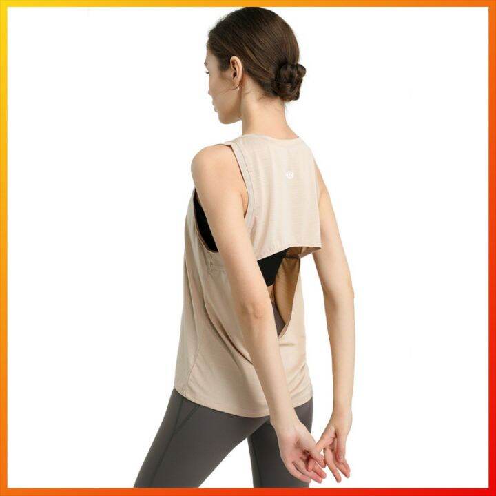 Lululemon เสื้อแขนกุด ทรงหลวม สําหรับผู้หญิง ใส่ออกกําลังกาย เล่นโยคะ วิ่ง ฟิตเนส yd01 | Lazada ...
