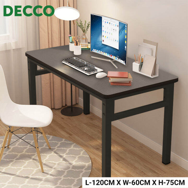Decco 120CM Computer Desk Large Table Top Student Study Table ...