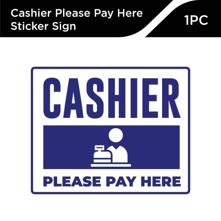 DSign Order Here OR Cashier Please Pay Here OR Take Out Counter ...