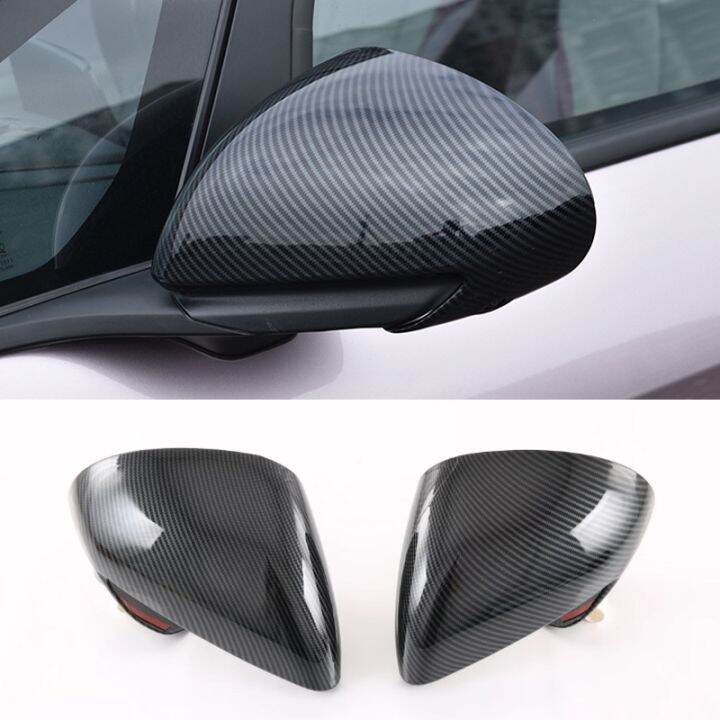 Xuming for BYD DOLPHIN Carbon Fiber Pattern Car Side Mirror Cover,BYD ...