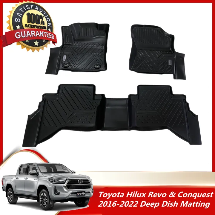 Deep Dish Matting for Toyota Hilux Revo & Conquest 2015-2021 | Lazada PH