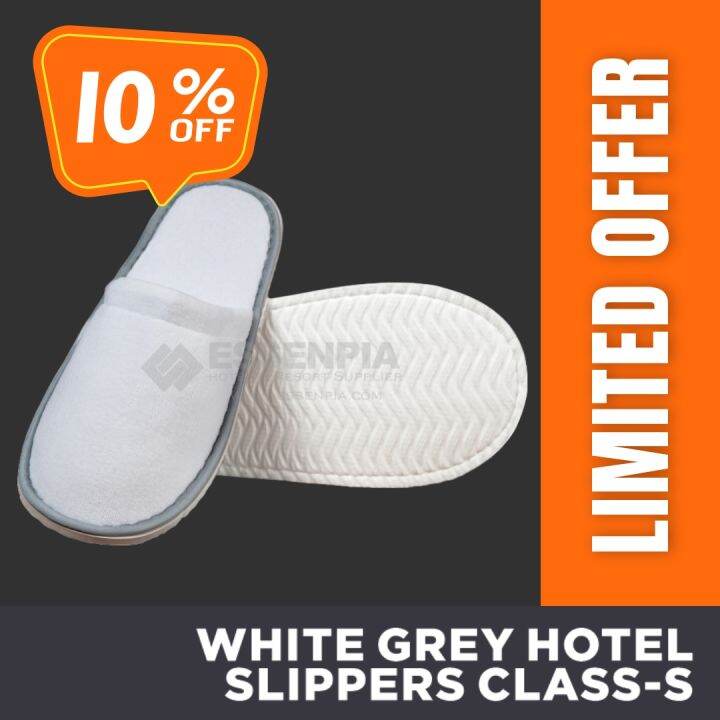 100 PAIRS CLASS S Hotel Slipper Hotel Disposable Slipper Spa Slipper ...