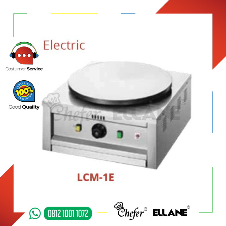 LCM-1E ELECTRIC CREPES MACHINE / MESIN CREPES / MESIN PEMBUAT CREPES ...