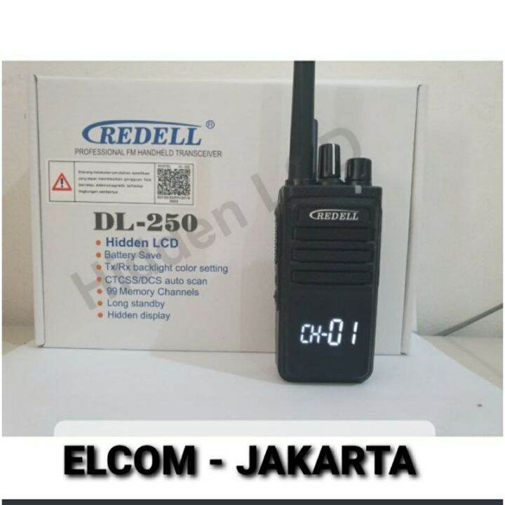 HT REDELL DL 250 DL250 DIGITAL VHF ORIGINAL - JUAL HT REDELL DL-250 VHF | Lazada Indonesia