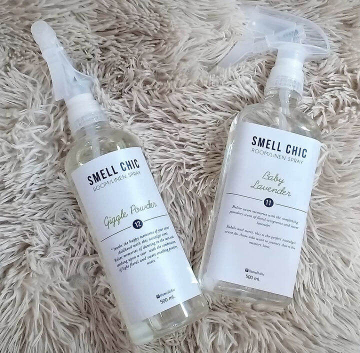 Smell Chic Giggle Powder Linen Spray 500ML | Lazada PH